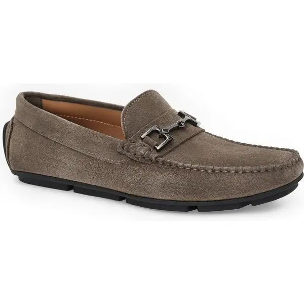 Bruno Magli Teramo Bit Driving Loafer - Charcoal Suede