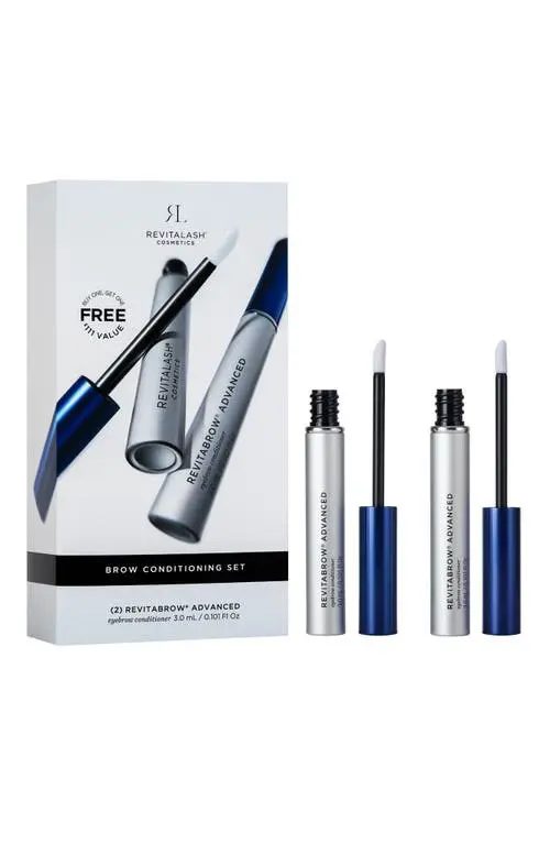 RevitaLash® Cosmetics Revitabrow® Advanced Eyebrow Conditioner Duo $222 Value - No Color