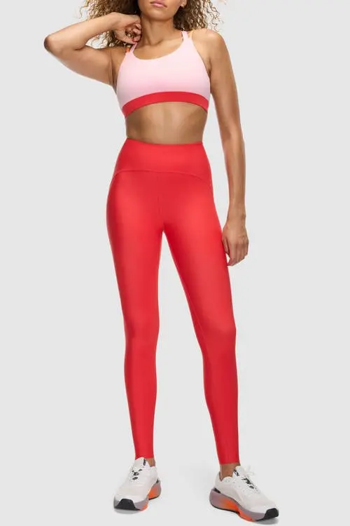 PELOTON Endurance Light Pop Stitch Legging - Hibiscus