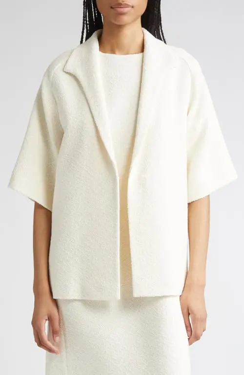 Lafayette 148 New York Wing Collar Bouclé Jacket