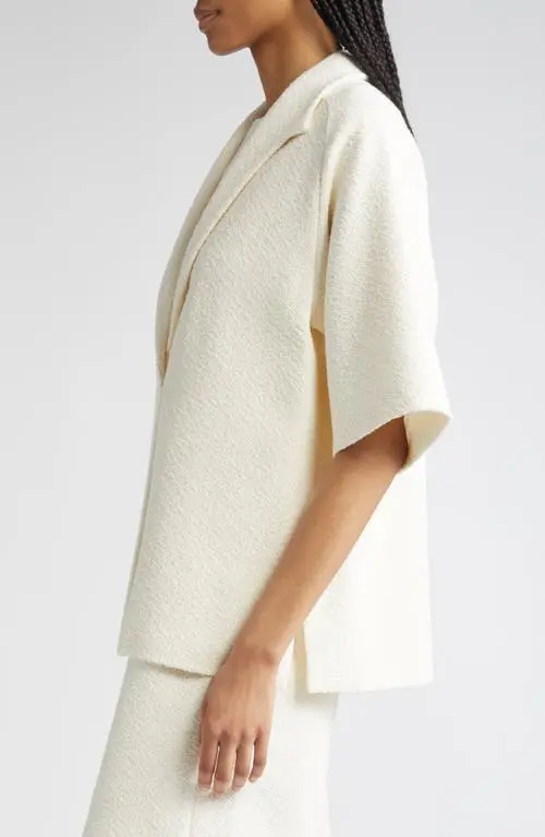 Lafayette 148 New York Wing Collar Bouclé Jacket