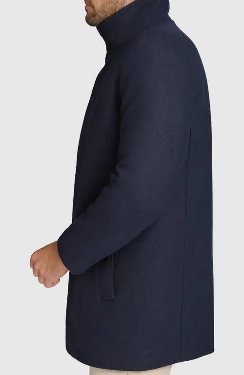 Andrew Marc Wool Blend Twill Car Coat
