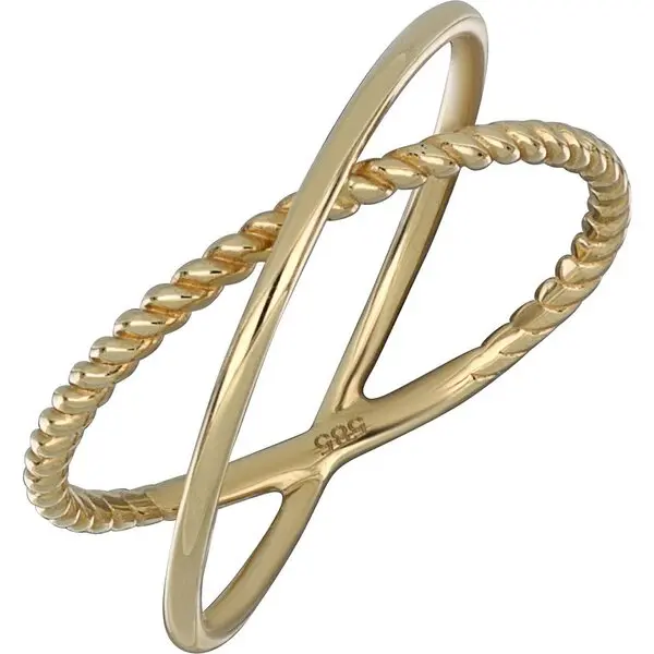 Bony Levy 14k Gold Crossover Ring - 14k Yellow Gold