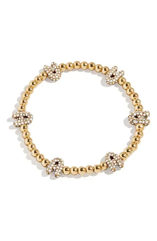 Baublebar Pavé Pisa Station Beaded Bracelet - Gold A