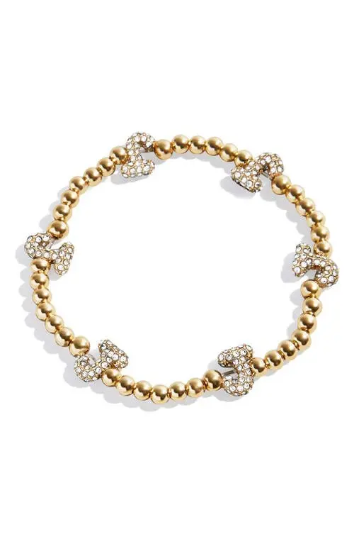 Baublebar Pavé Pisa Station Beaded Bracelet - Gold J