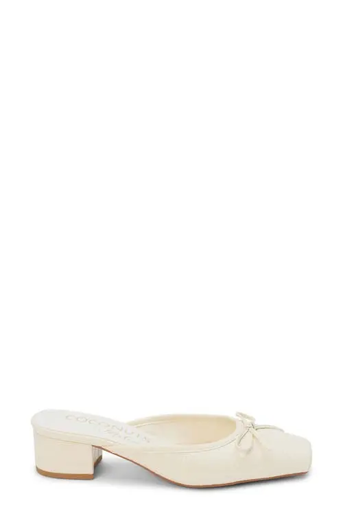 Matisse Geneva Mule - Ivory Croc