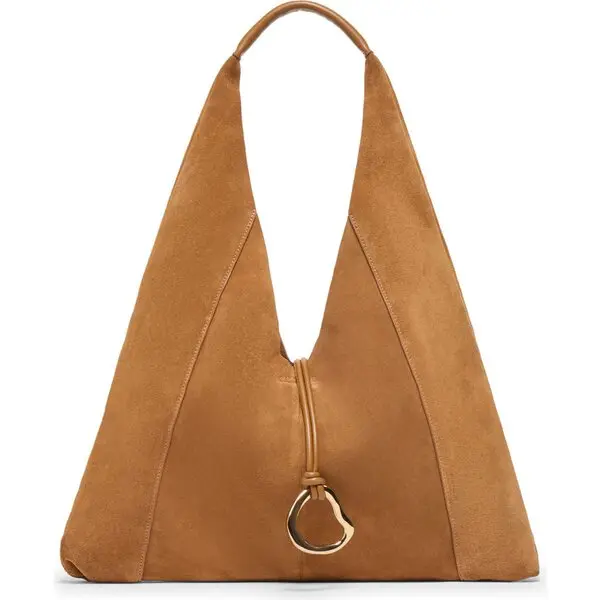 Dolce Vita Malin Suede Hobo Bag - Pecan