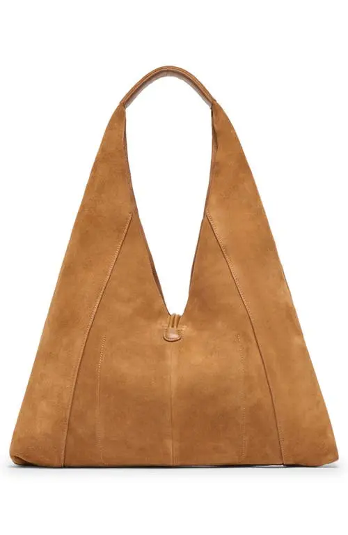 Dolce Vita Malin Suede Hobo Bag - Pecan