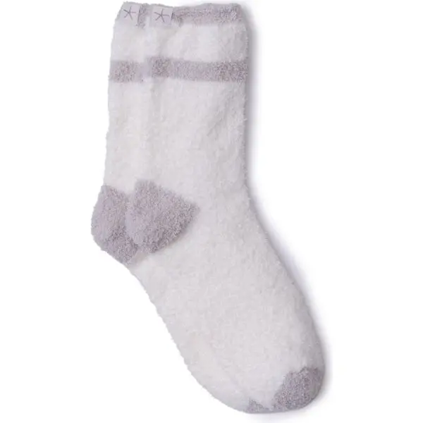 Barefoot Dreams Cozychic™ Half Crew Socks - Pearl/alabaster