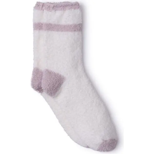 Barefoot Dreams Cozychic™ Half Crew Socks - Pearl/barely Pink