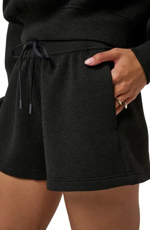 Travis Mathew Cloudscape Sweat Shorts - Black