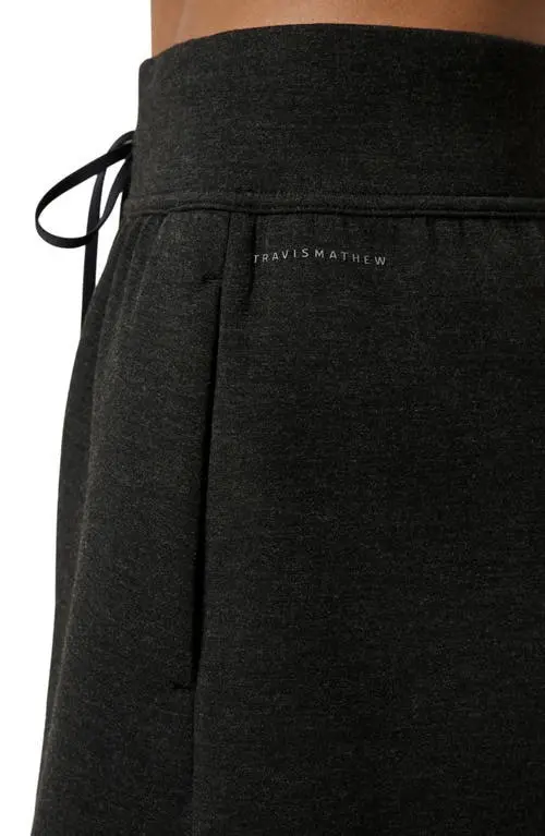 Travis Mathew Cloudscape Sweat Shorts - Black