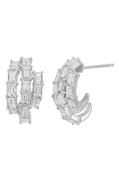 Bony Levy Gatsby Diamond Hoop Earrings - 18kw