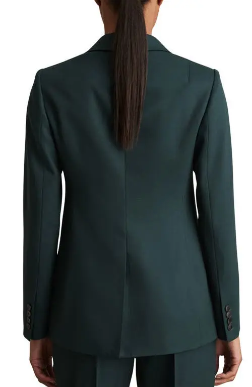 REISS Wool-blend Jacket With Peak Lapels