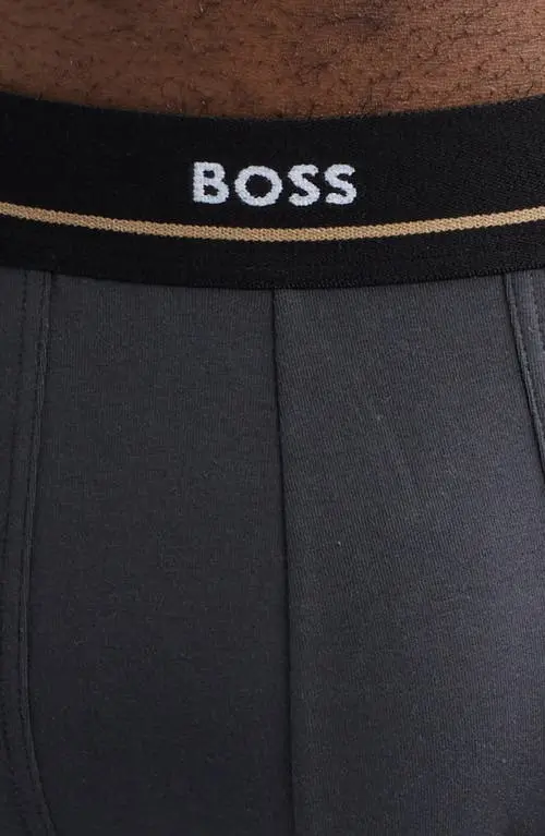 BOSS 5-pack Essential Stretch Cotton Trunks - Grey/black/blue/green Asst.