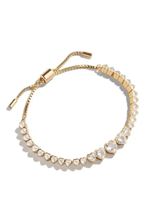 Baublebar Marina Slider Bracelet - Clear/gold