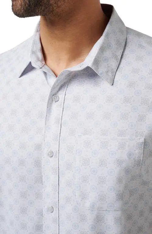 Travis Mathew Postcard Please Short Sleeve Button-up Shirt