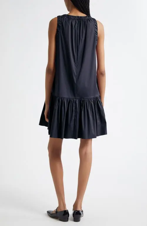 Max Mara Flounce Hem Sleeveless Dress