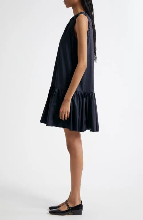 Max Mara Flounce Hem Sleeveless Dress