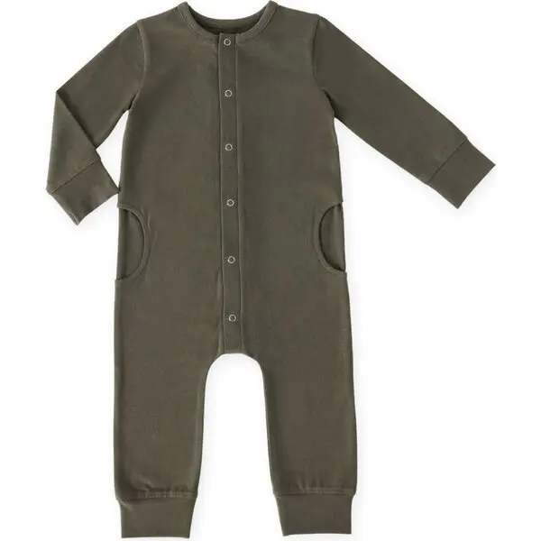 PEHR Essentials Organic Cotton Romper - Olive