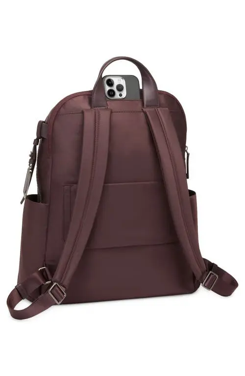 Tumi Nylon Backpack - Deep Plum