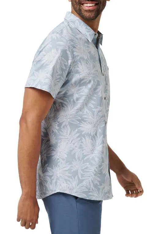 Travis Mathew Poolside Sips Short Sleeve Button-up Shirt