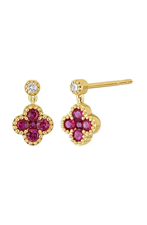 Bony Levy El Mar Drop Earrings - 18k Yellow Gold Ruby