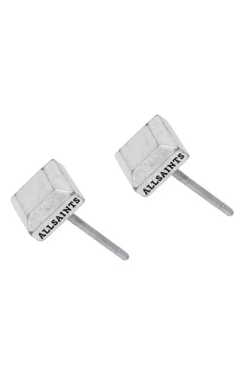 ALLSAINTS Small Square Stud Earrings