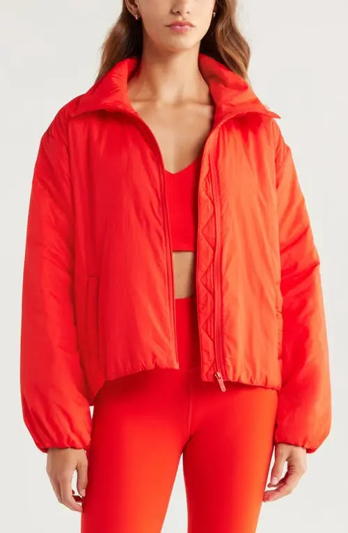Zella Elevate Insulated Jacket - Red Fiery