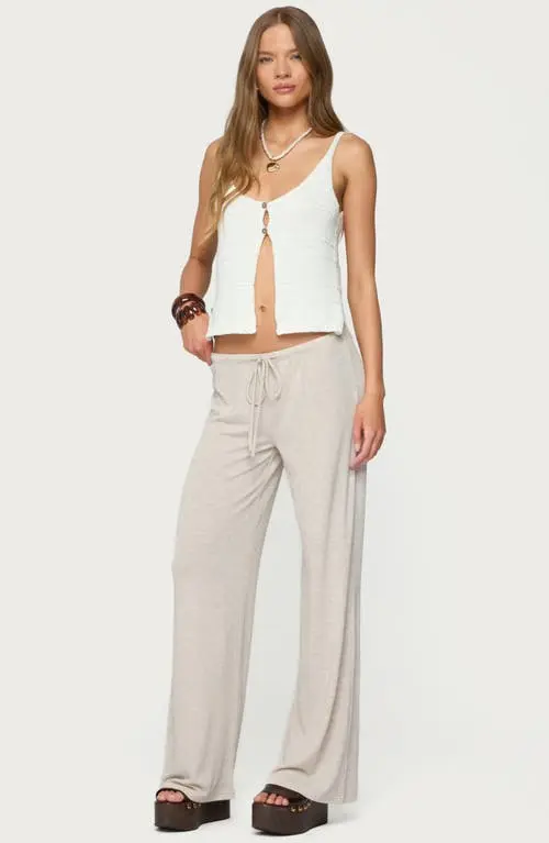 EDIKTED Camdyn Low Rise Lounge Pants