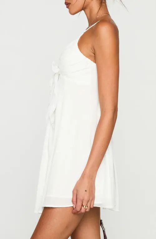 strapless open back dress Beacall Backless Mini Dress | Lemon | Womens main image 1