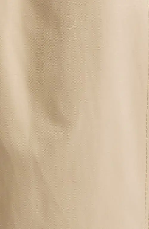 London Fog Double-breasted Trench Raincoat - Stone