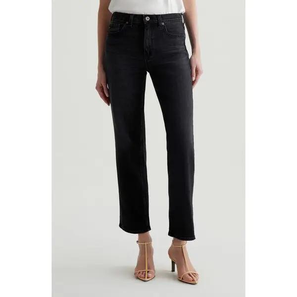 Ag Brinley Mid-rise Straight-leg Jeans - Genoa