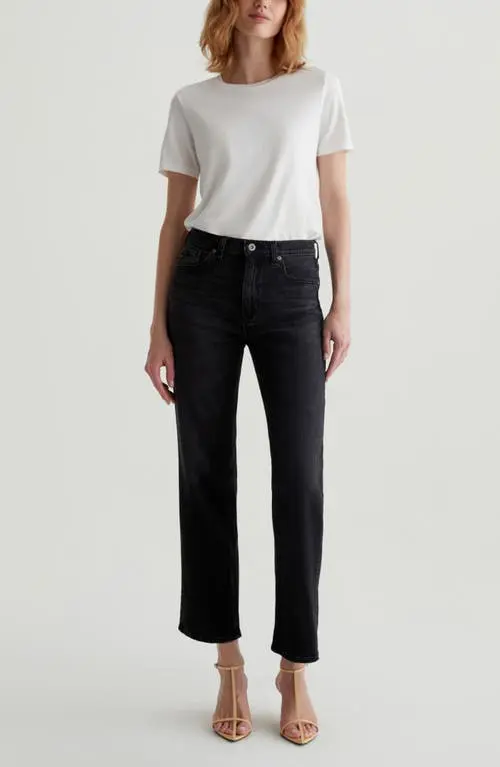 Ag Brinley Mid-rise Straight-leg Jeans