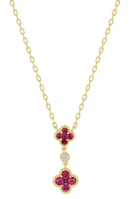 Bony Levy El Mar Gemstone Pendant Necklace - 18k Yellow Gold Ruby