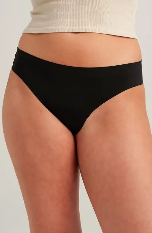 SAALT Seamless Thong - Black