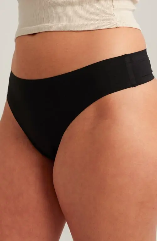 SAALT Seamless Thong - Black