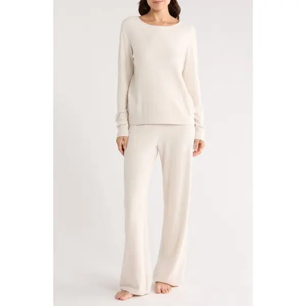 Barefoot Dreams Cozychic® Ultra Lite® Boat Neck Pajamas - Almond