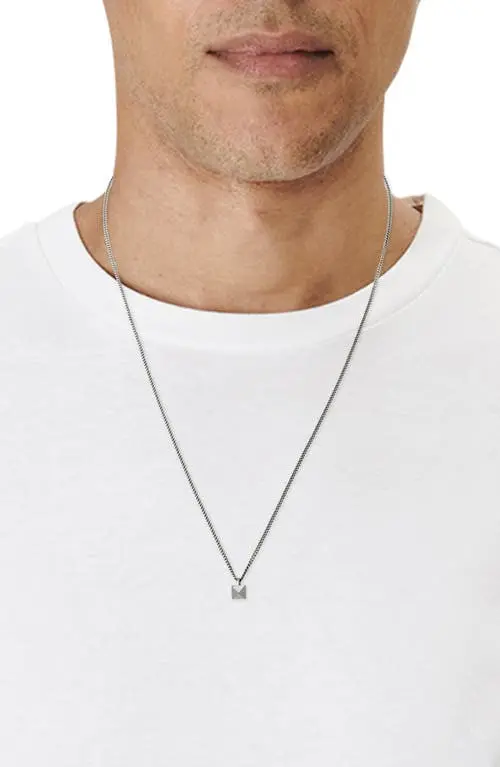 ALLSAINTS Pyramid Stud Pendant Necklace
