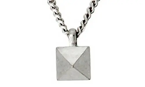 ALLSAINTS Pyramid Stud Pendant Necklace