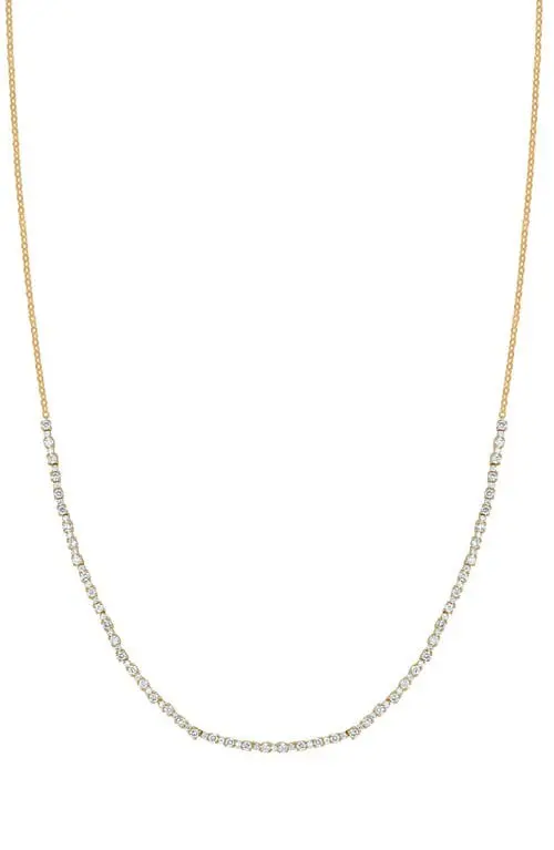 Bony Levy Audrey Frontal Diamond Tennis Necklace - 18k Yellow Gold