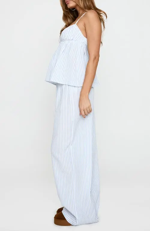 Princess Polly Striped Seersucker Tank And Pants Set