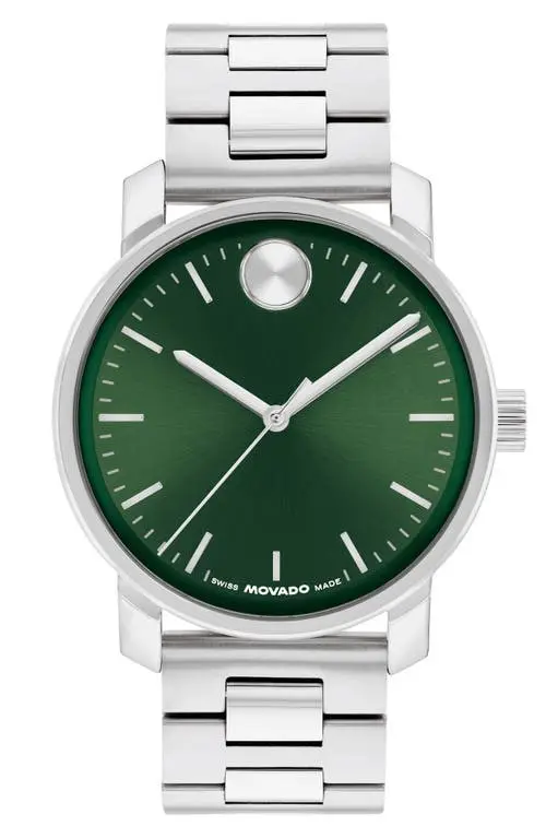 Movado Bold Access Bracelet Watch - Green Dial