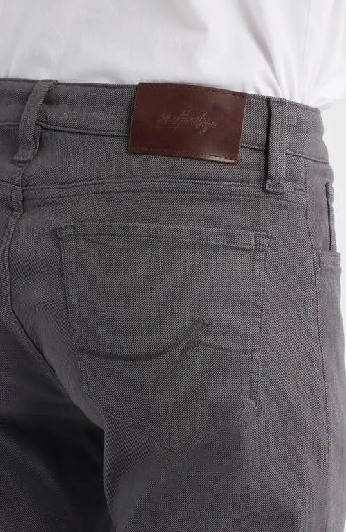 34 Heritage Courage Straight Leg Jeans - Slate Diagonal