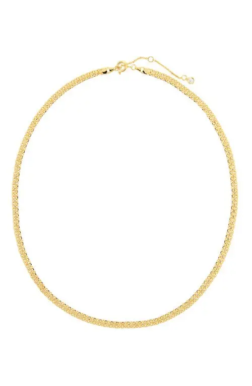 Nordstrom Woven Chain Necklace - 14k Gold Plated