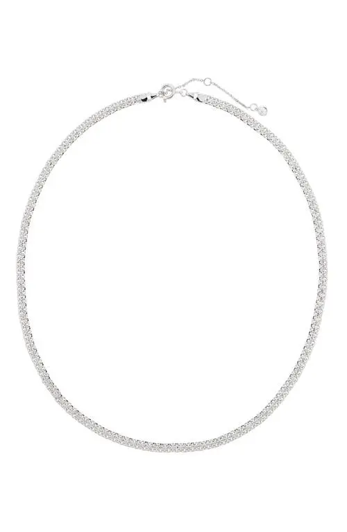 Nordstrom Woven Chain Necklace - Sterling Silver Plated