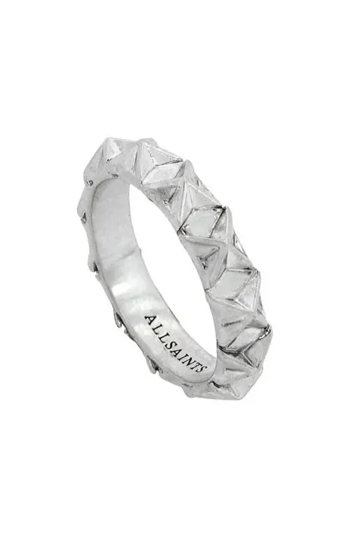 ALLSAINTS Square Stud Ring
