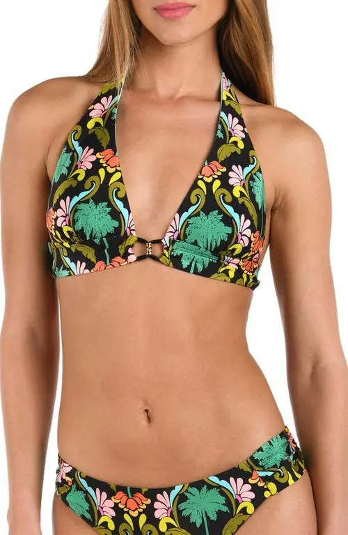SUNSHINE 79 Mirage Banded Bikini Top - Black Multi