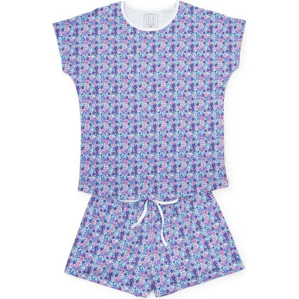 LILA AND HAYES Riley Pajama Short Set - Blackberry Floral