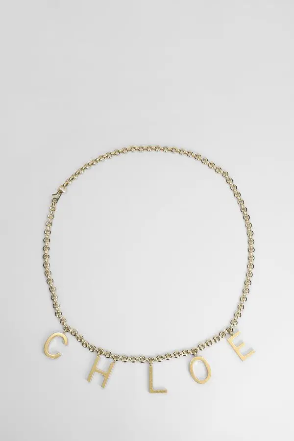 Chloé Tone Brass Belt - Gold